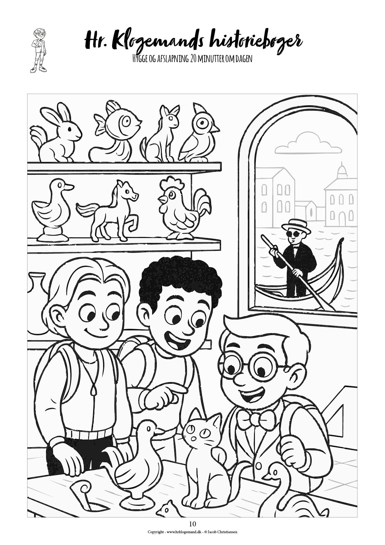 Hr. Klogemands historiebøger #4 – Venedig – Maskemysteriet – LIGHT UDGAVE